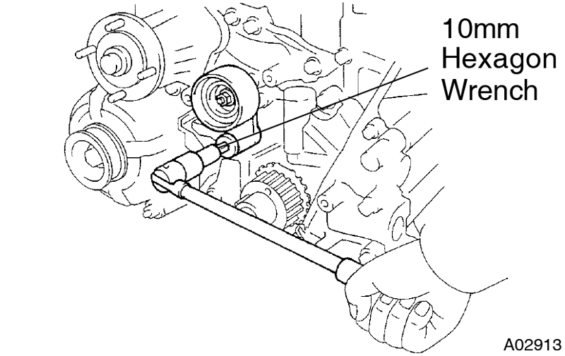 Timing belt removal - 2JZ-GE Engine - Toyota Supra A80 / MKIV - Rep...